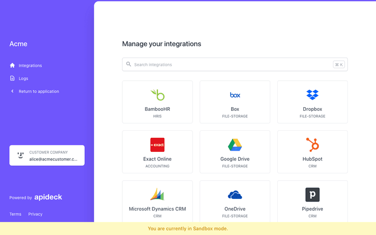 Get Started - Apideck